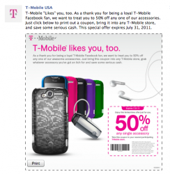 T-Mobile 50% Coupon For Accessory Purchases Now Available Through ...