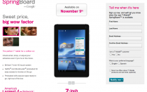 T-Mobile Galaxy Tab 10.1, Springboard Tablet Release Dates Revealed ...