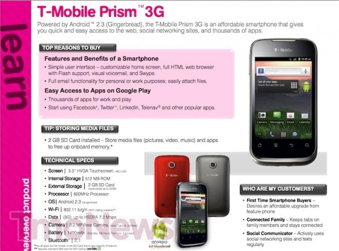 T-Mobile To Launch Huawei Made Prism On May 6th, HVGA Screen For The ...