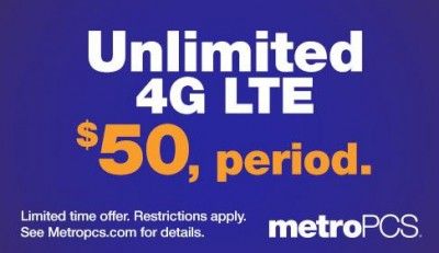 MetroPCS launches new $50 unlimited 4G LTE plan - TmoNews