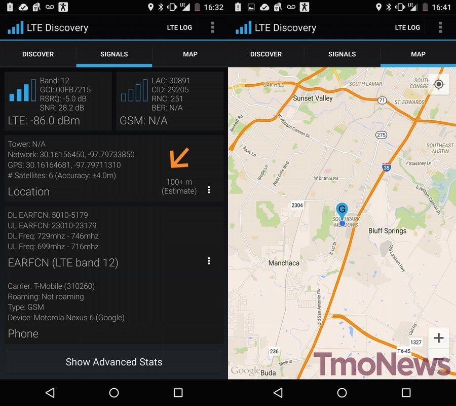 Band 12 LTE spotted in south Austin, Texas - TmoNews