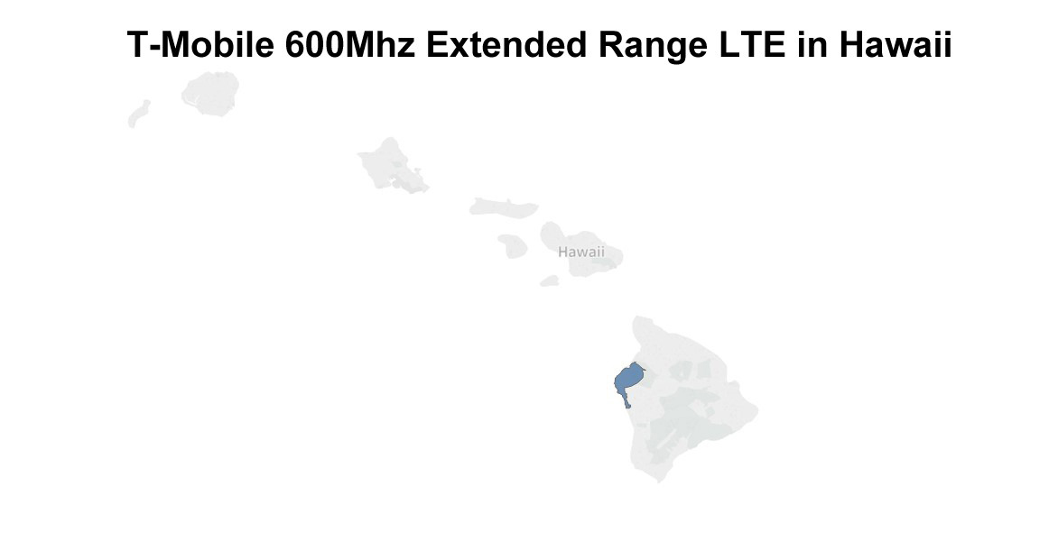 T-Mobile 600MHz LTE coverage shown on map - TmoNews