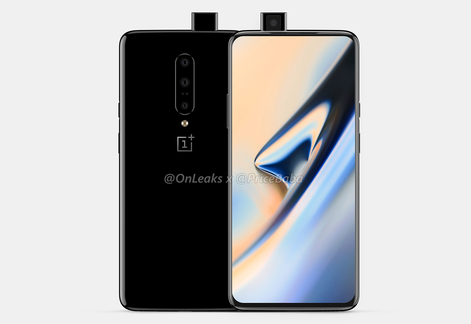 OnePlus 7 leaked renders show pop-up front-facing camera - TmoNews